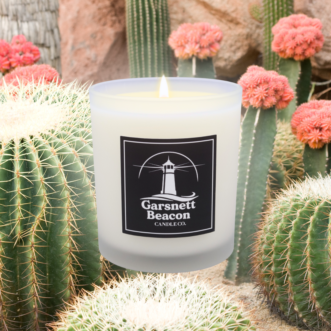 Cactus Flower Scented Candle – Garsnett Beacon Candle Co.