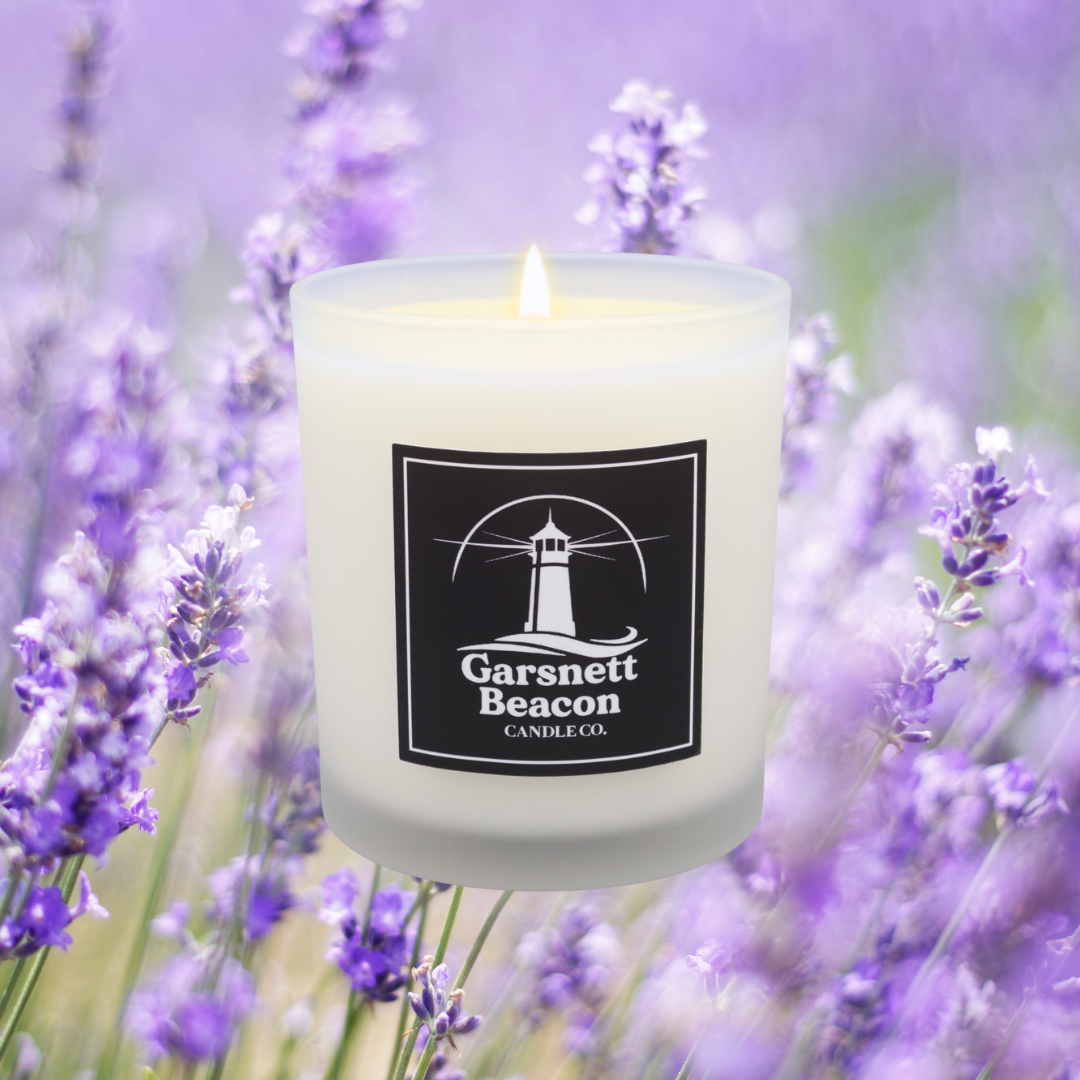 Lavender Scented Candle – Garsnett Beacon Candle Co.