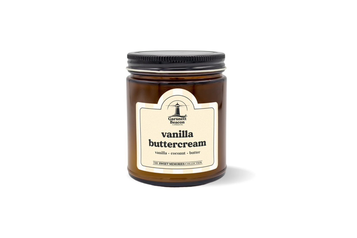 Vanilla Buttercream Candle - Vanilla, Icing, Butter Scent – Garsnett ...